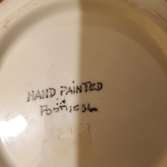 secla | Art | Vintage Secla Pottery Hand Painted Wide Mouth Pitchervase ...